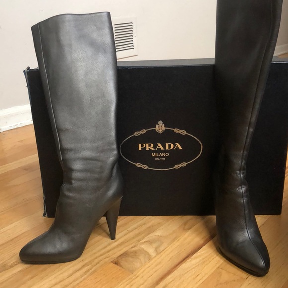 Prada | Shoes | Prada Tall Boots | Poshmark